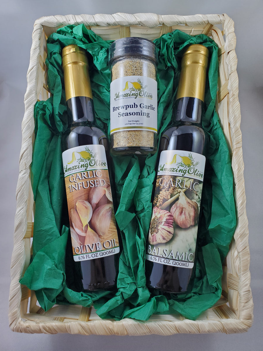 Garlic Lovers Gift Set – Amazing Olive